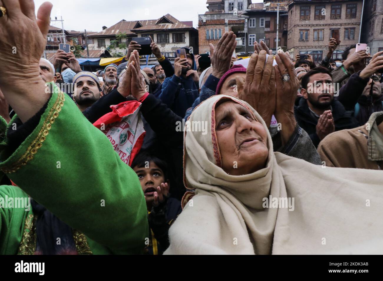 November 7, 2022, Srinagar, Jammu and Kashmir, India: Kashmiri Muslims ...