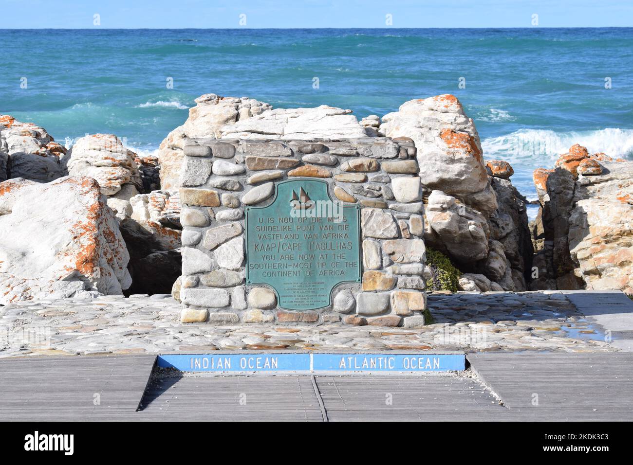 A place to meet the two oceans Stock Photo - Alamy
