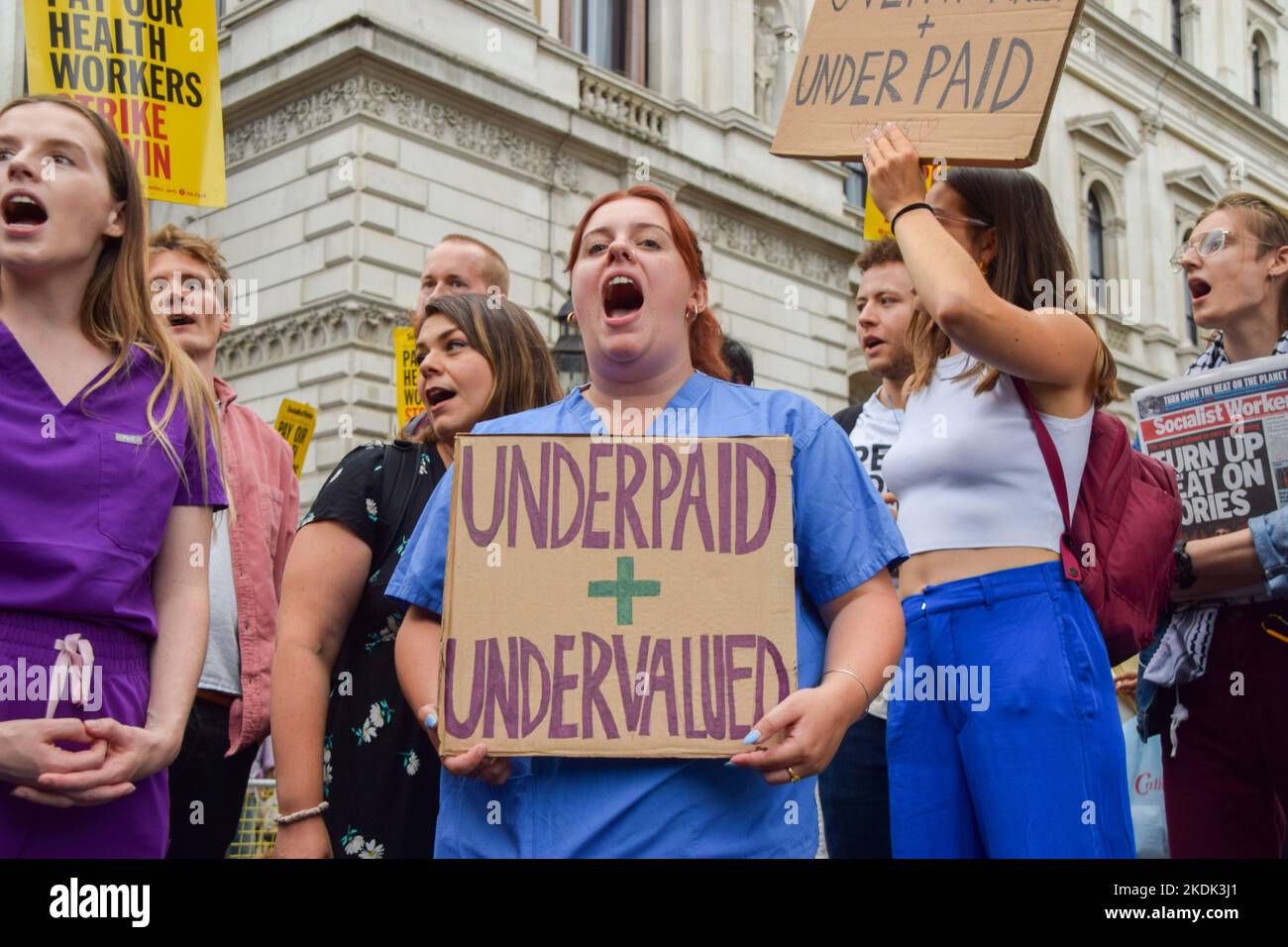 Fair pay placard nhs hi-res stock photography and images - Alamy