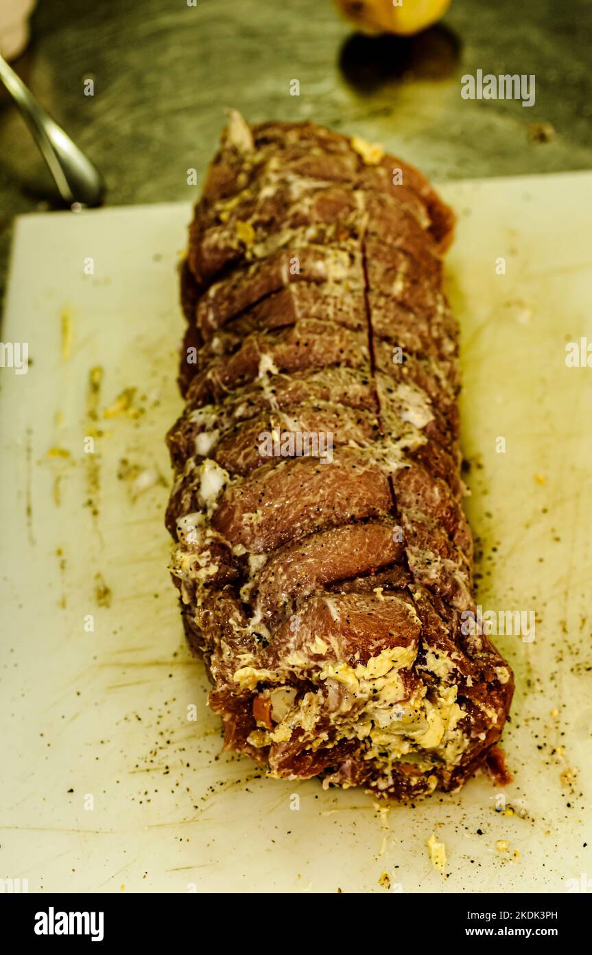 Baked pork roll hi-res stock photography and images - Alamy