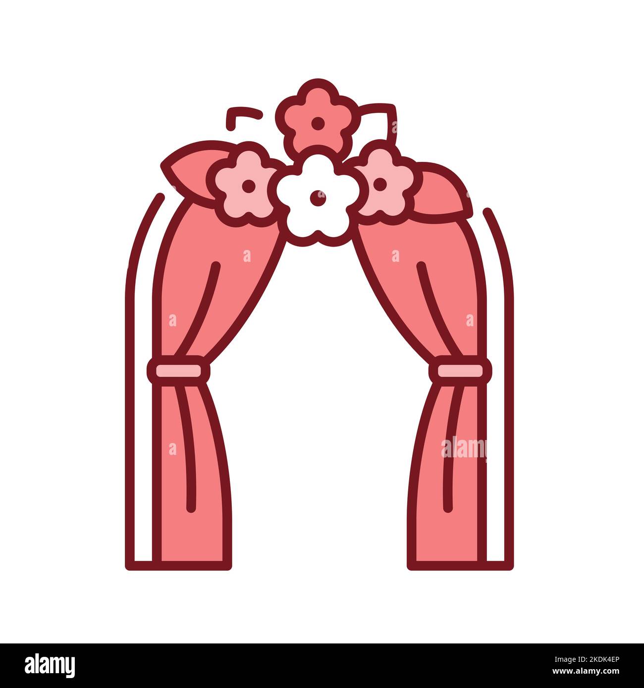 Wedding arch line color hi-res stock photography and images - Alamy