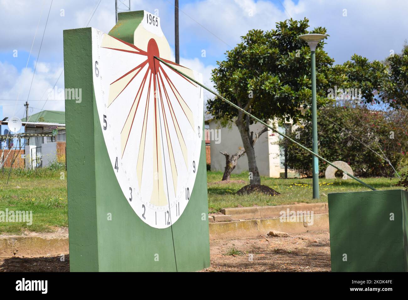 Largest Sundial in South Africa Stock Photo - Alamy