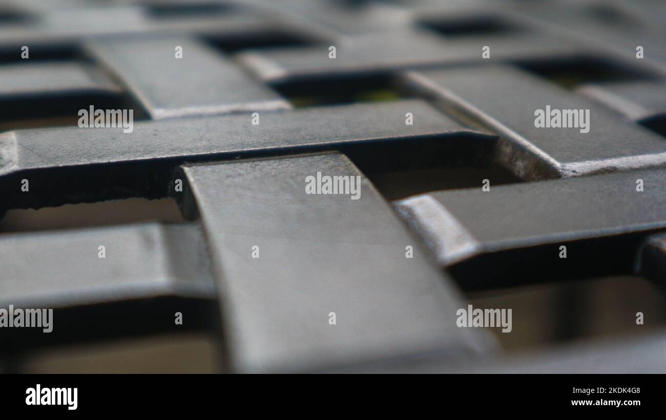 black iron table close-up texture as background Stock Photo - Alamy