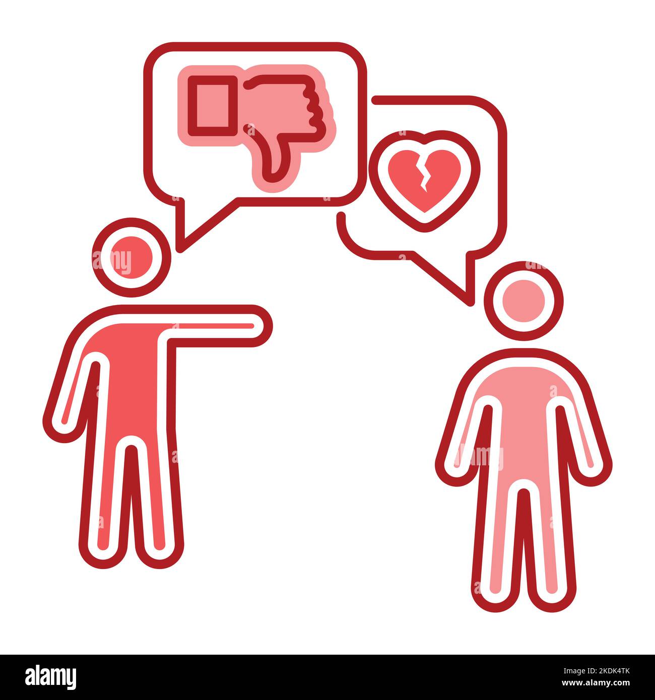 Verbal abuse illustration hi-res stock photography and images - Alamy