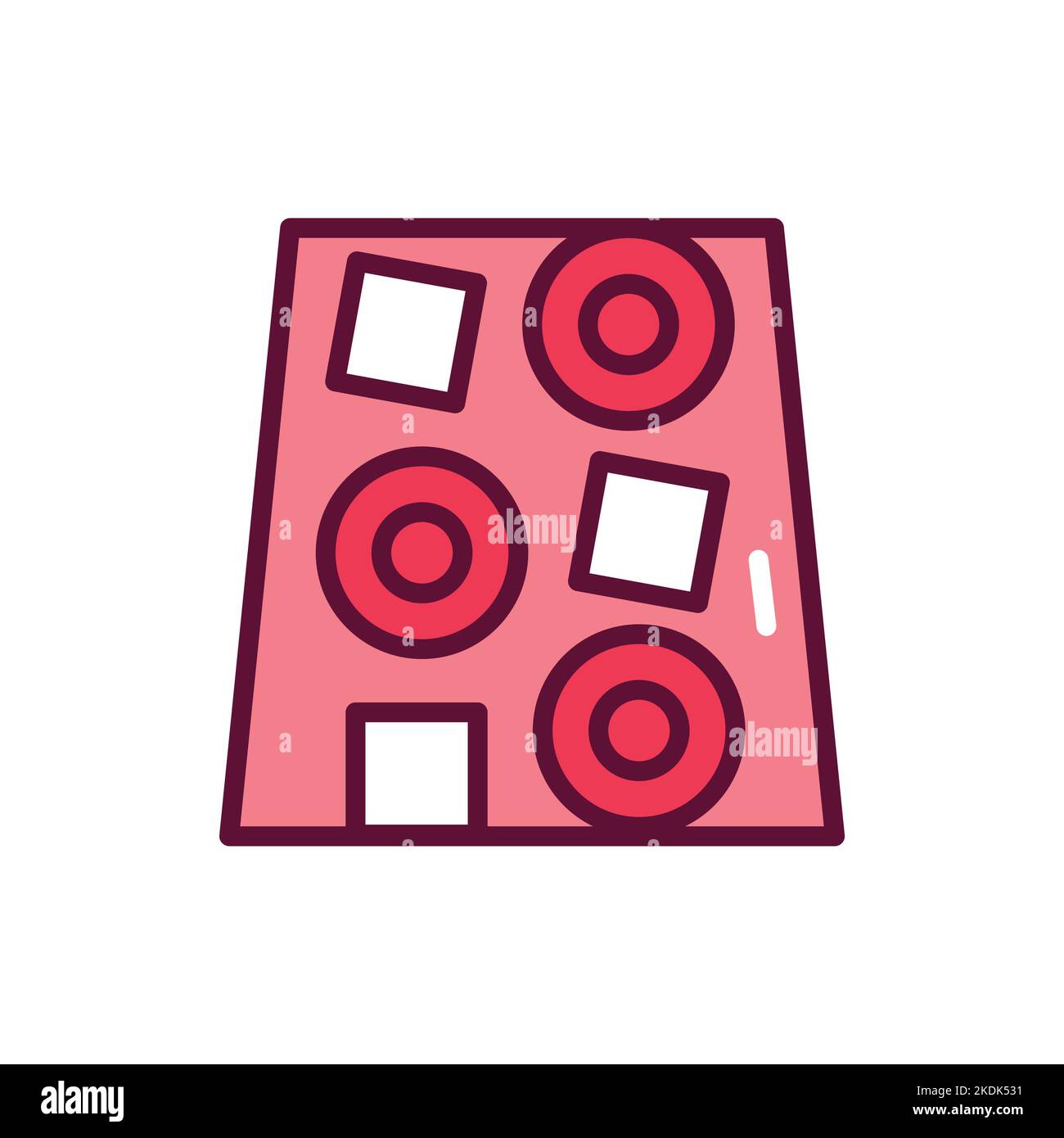 Diabetes color line icon. Isolated vector element Stock Vector Image ...