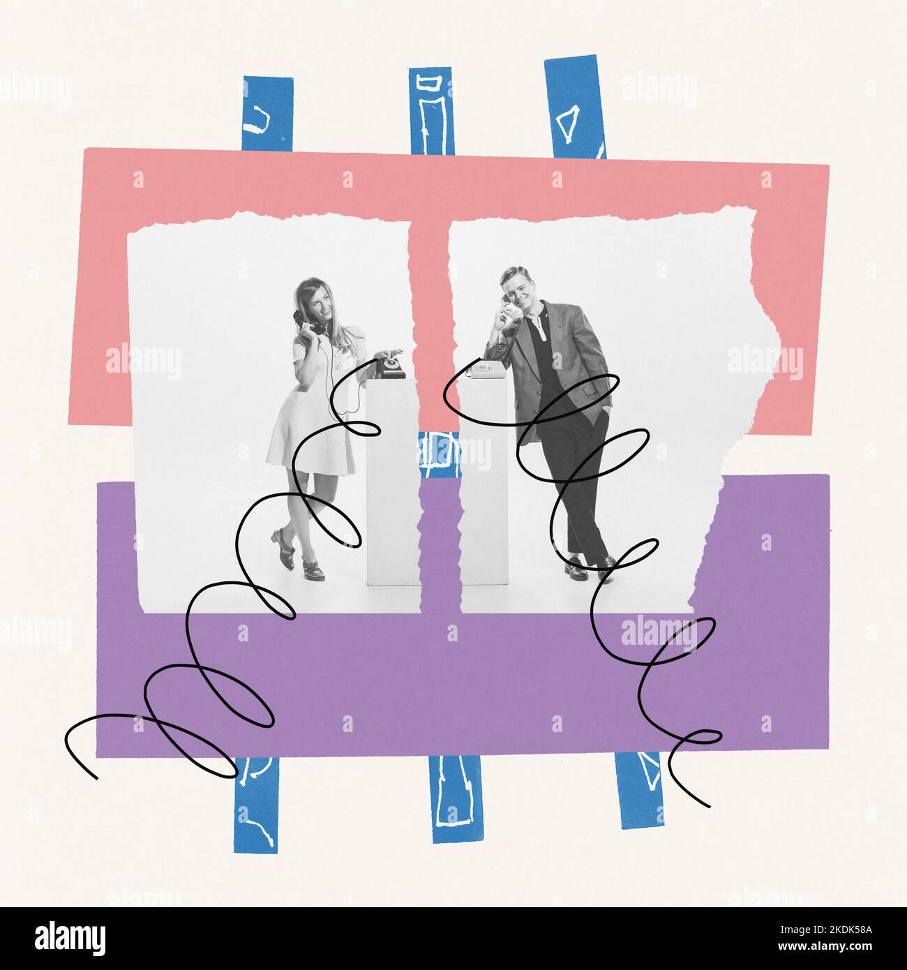 Long distance relationship breakup hi-res stock photography and images ...