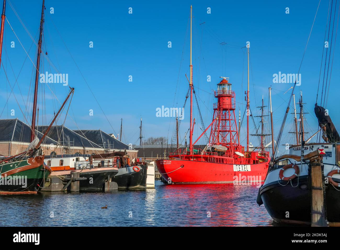 Den Helder, Netherlands. October 2022. Den Helder's former shipyard ...