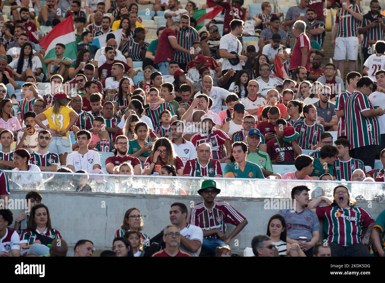 Rio, Brazil - november 02, 2022 - Fans crowd in match between ...