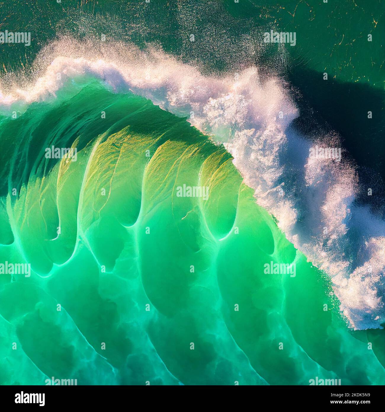 The turquoise wave background Stock Photo - Alamy