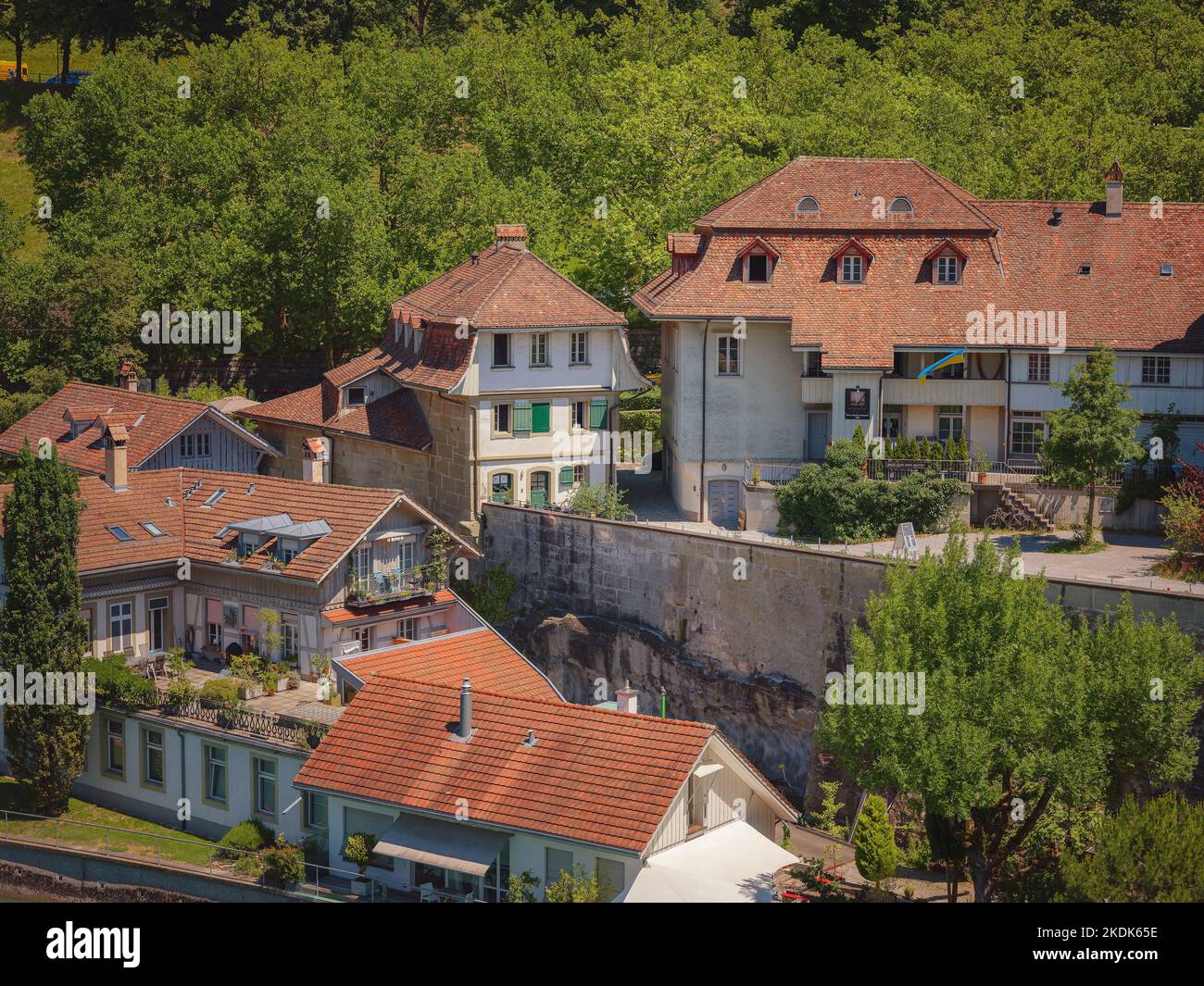travel to Bern, Switzerland in summer. The old part of Bern is ...