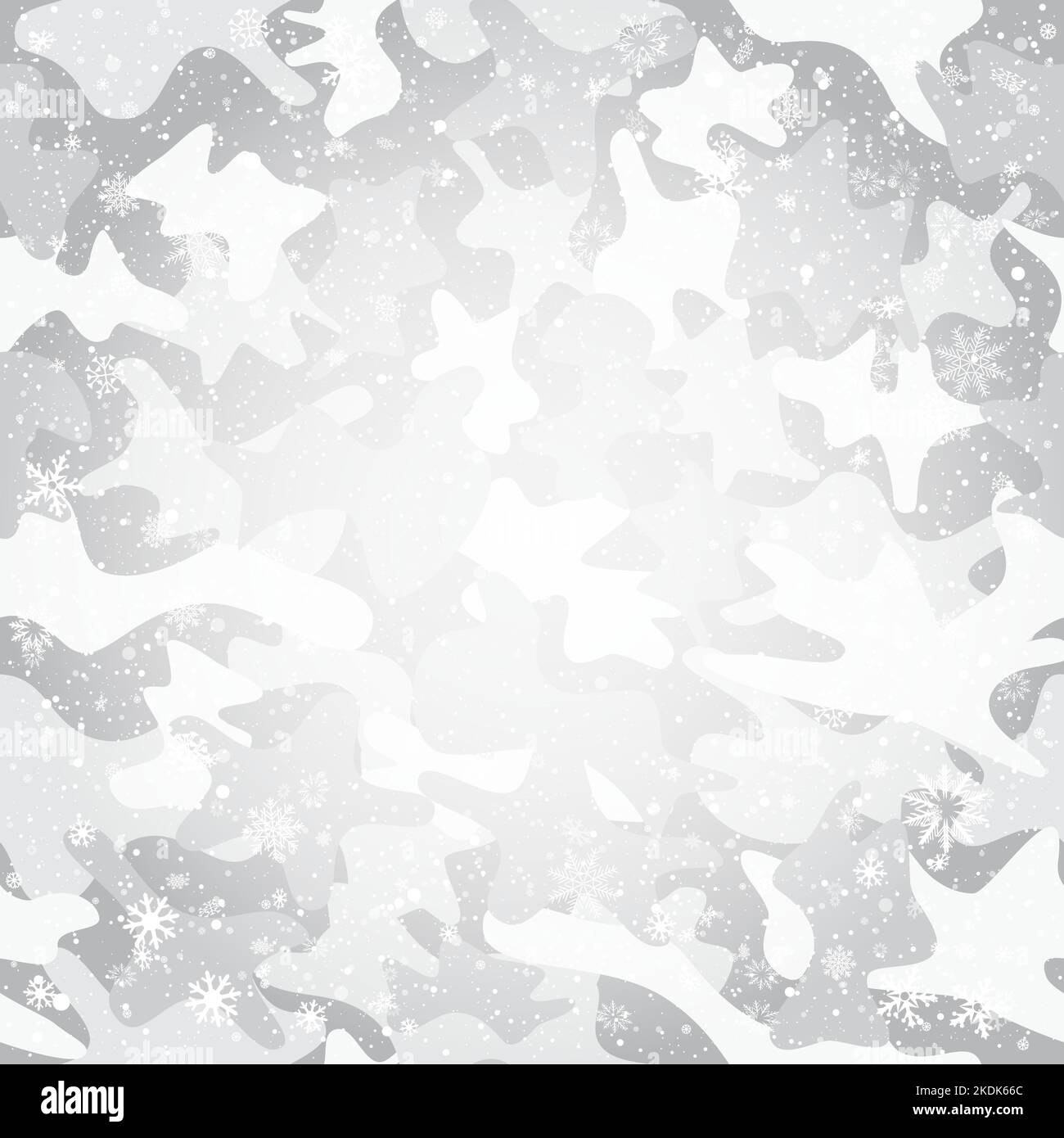 winter snowfall on gray camouflage texture Stock Vector Image & Art - Alamy