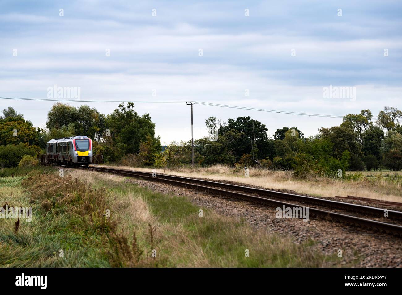 East Suffolk branch line from Lowestoft to Ipswich Stock Photo - Alamy
