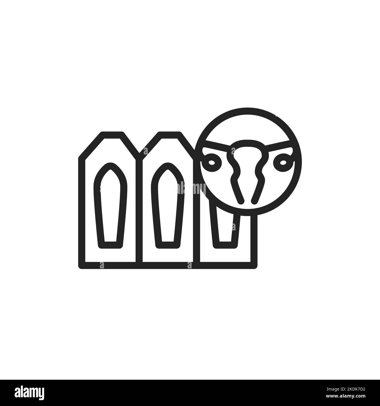 Suppository color line icon. Outline pictogram for web page Stock ...