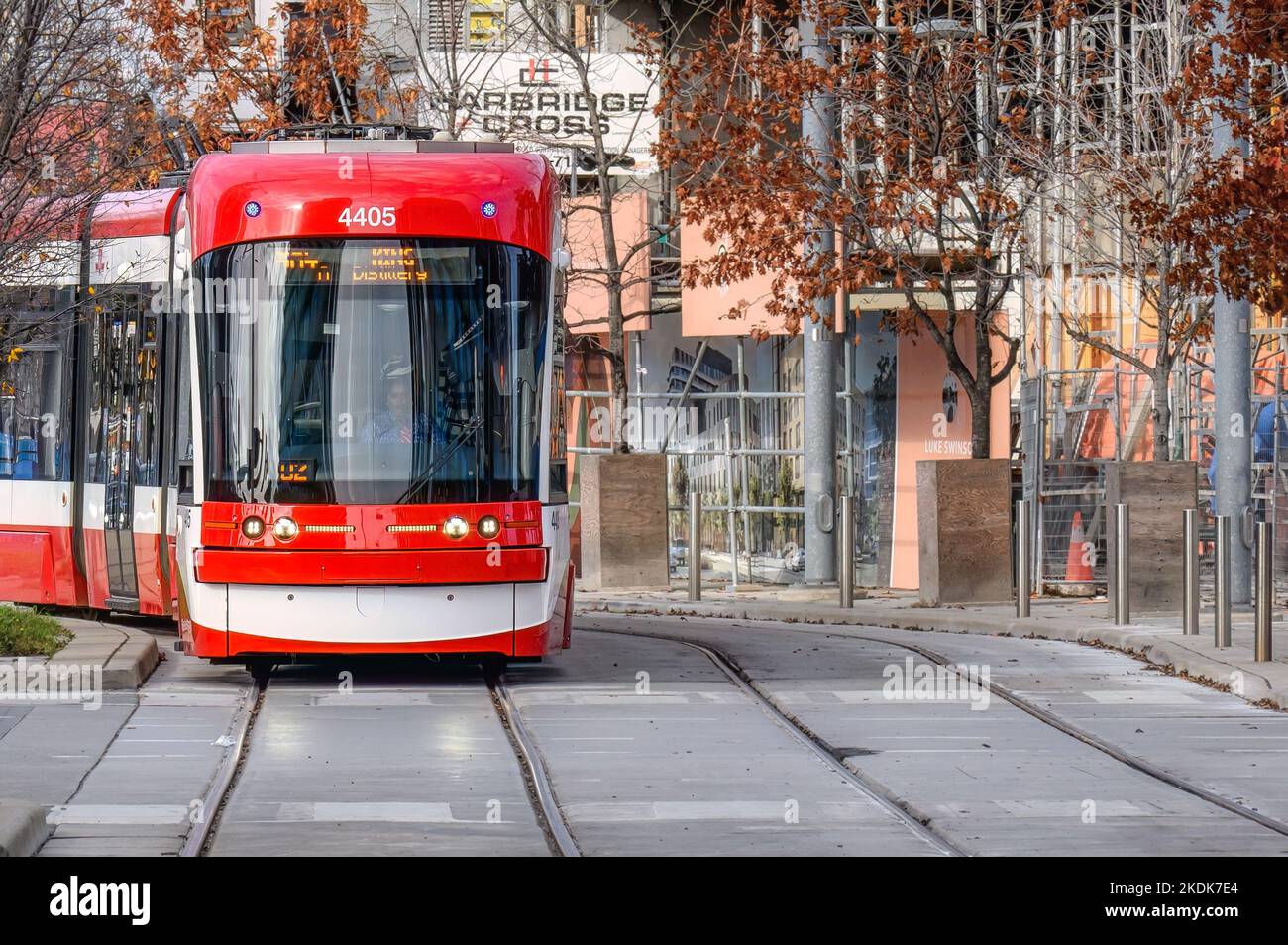 Bombardier Tramway or Streetcar, Toronto, Canada Stock Photo - Alamy