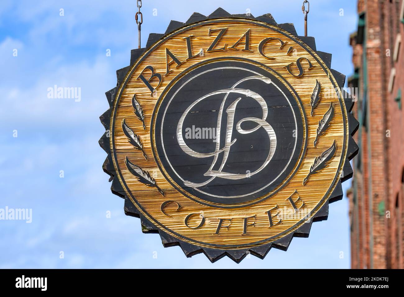 Toronto, Canada - November 5, 2022: Sign for Balzac's Coffee in the ...