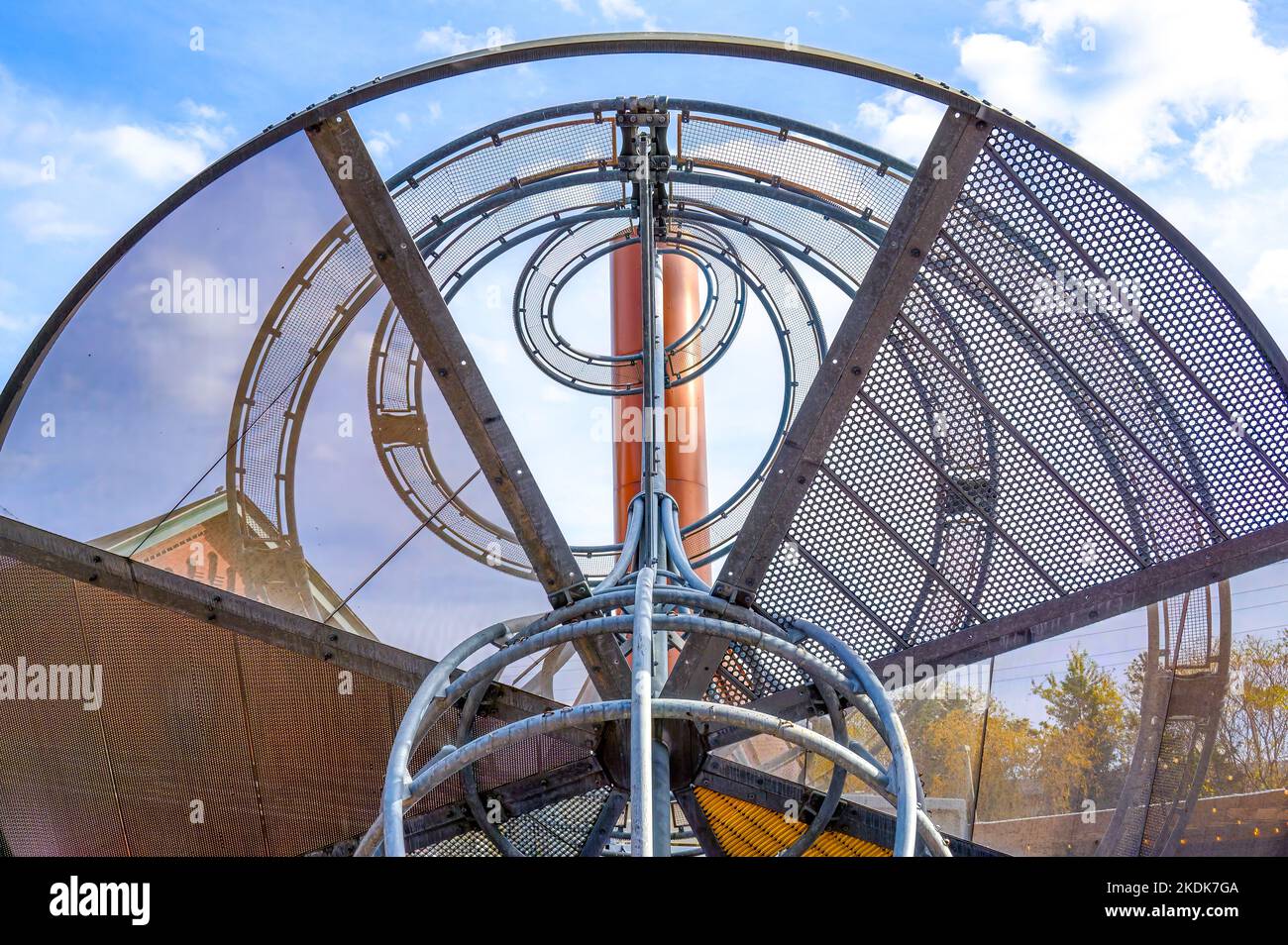 "Still Dancing" by Dennis Oppenheim in Distillery District, Toronto ...