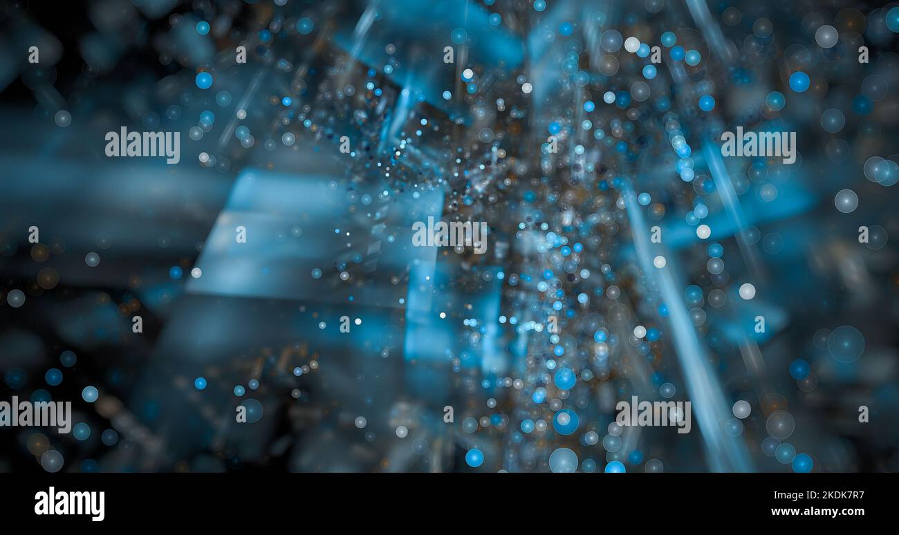 Three-dimensional 3D fractal texture. Computer generated abstract ...