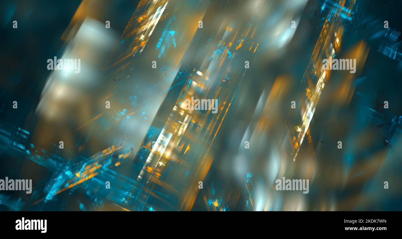 Three-dimensional 3D fractal texture. Computer generated abstract ...