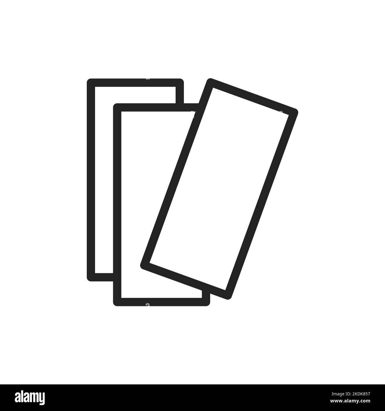 Original italian pasta Lasagne color line icon. Isolated vector element ...