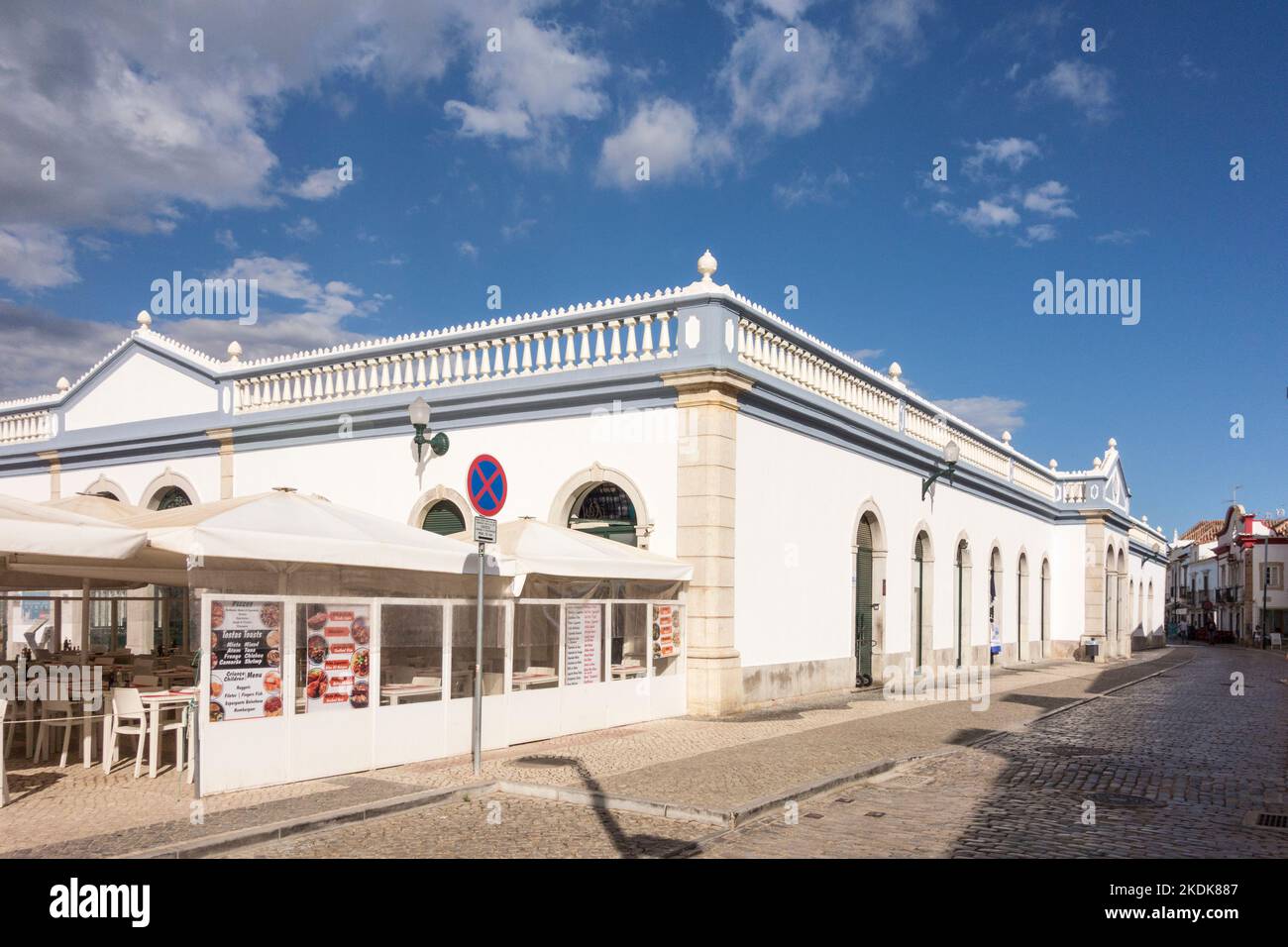 Mercado da Ribeira (former market hall built in 1887), Tavira, Algarve ...