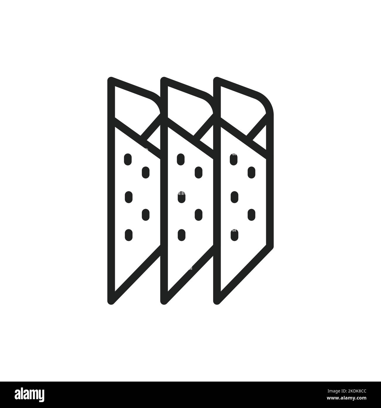 Organic fruit paste line icon. Outline pictogram for web page Stock ...