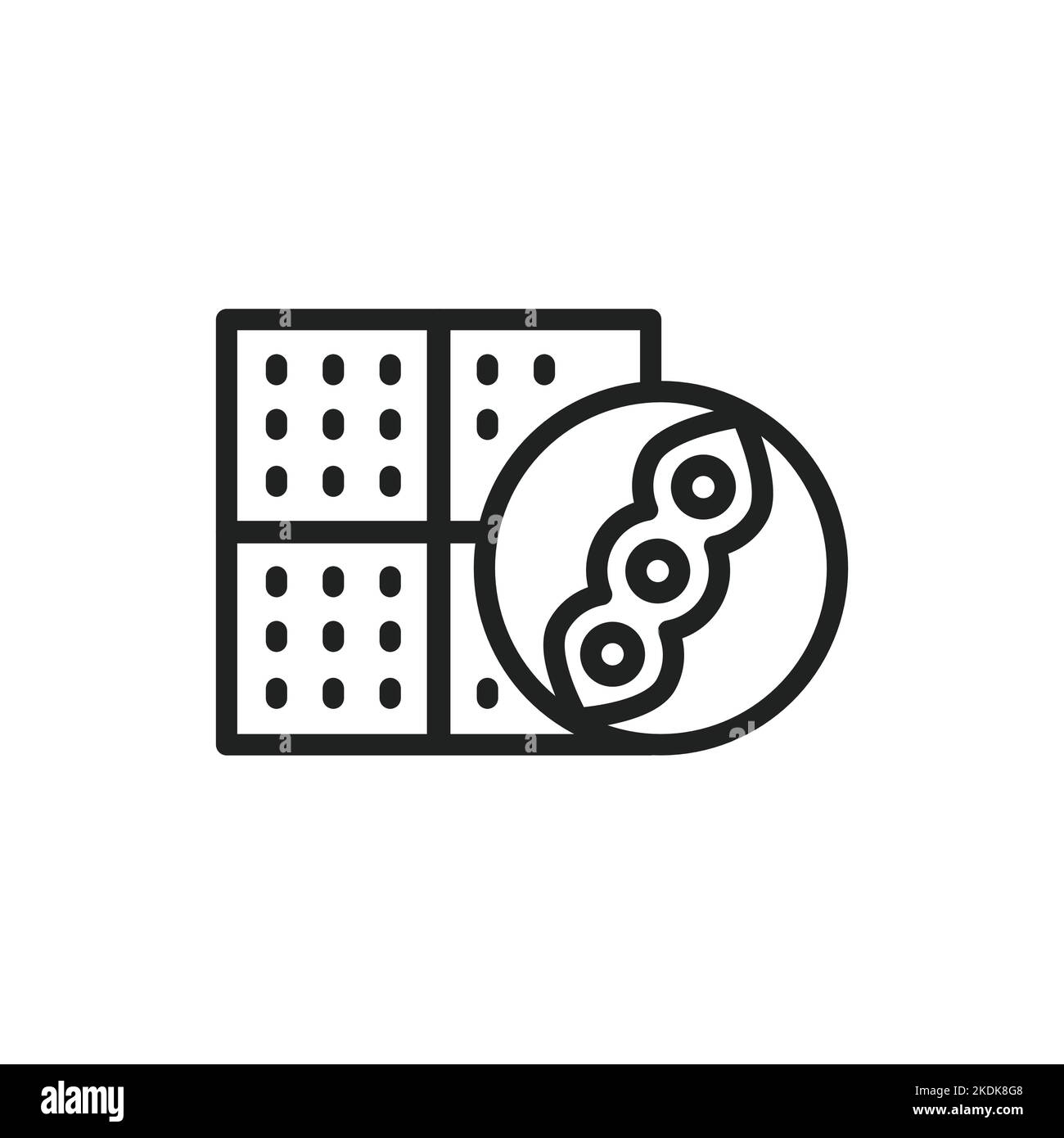 Food packaging cubes Cut Out Stock Images & Pictures - Alamy