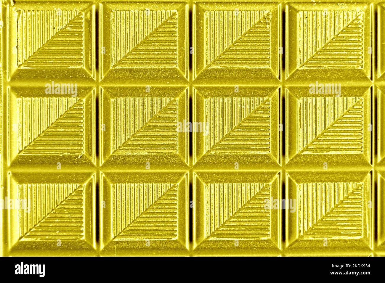 Pop Art Surreal Style Golden Chocolate Bar for Abstract Backdrop Stock ...