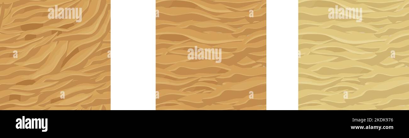 Sand texture, seamless background in cartoon style, game decoration, ui ...