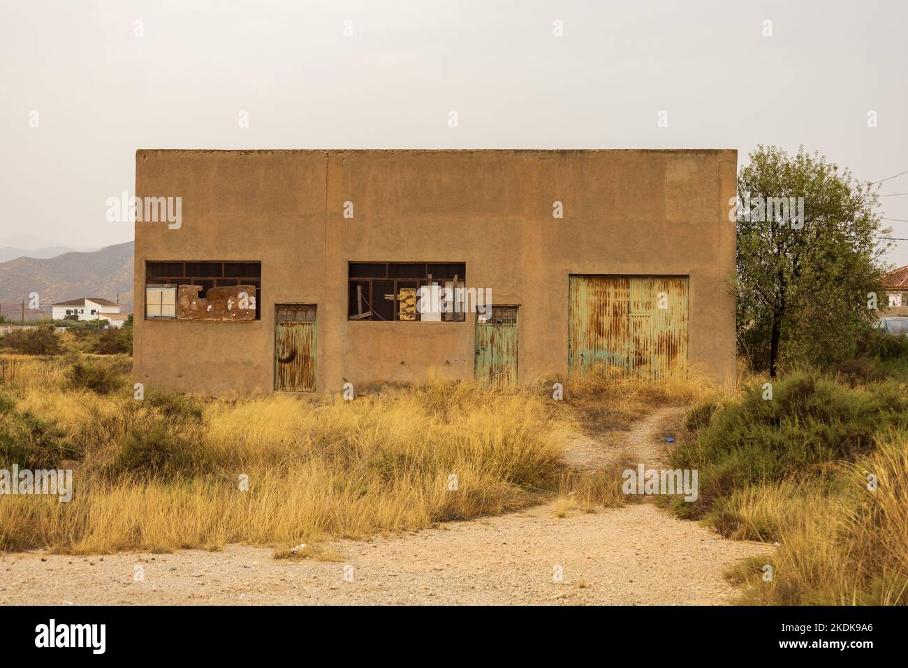 Abandoned Commercial Building in Rural Andalusia Spain Stock Photo - Alamy