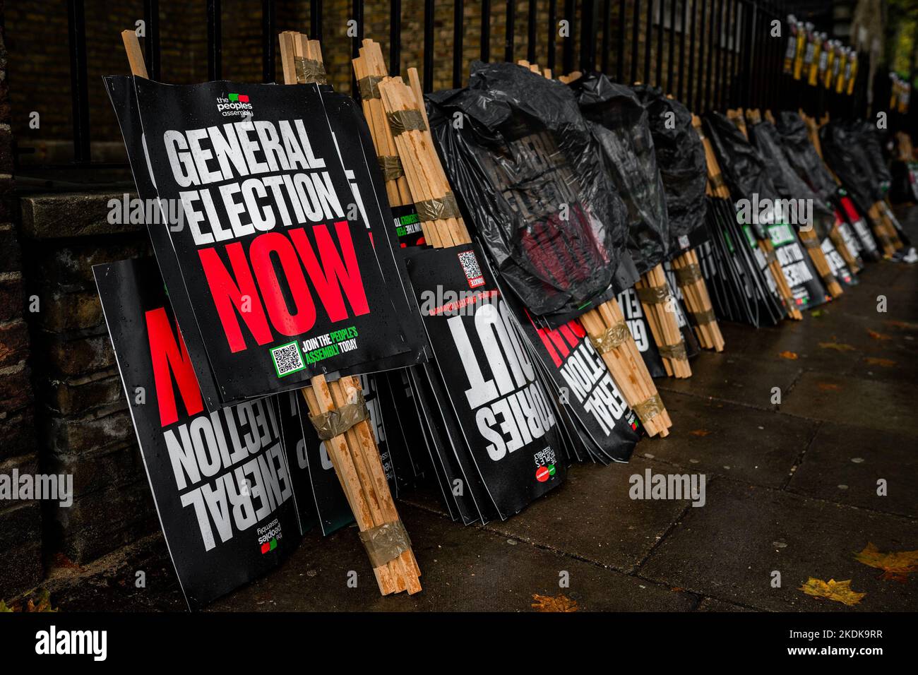 People's Assembly 'Tories Out' general election protests, London, 5 ...