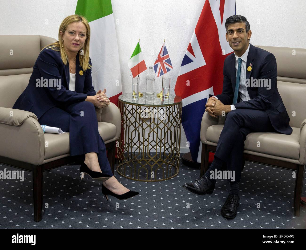 Prime Minister Rishi Sunak meets with Italian Prime Minister Giorgia ...