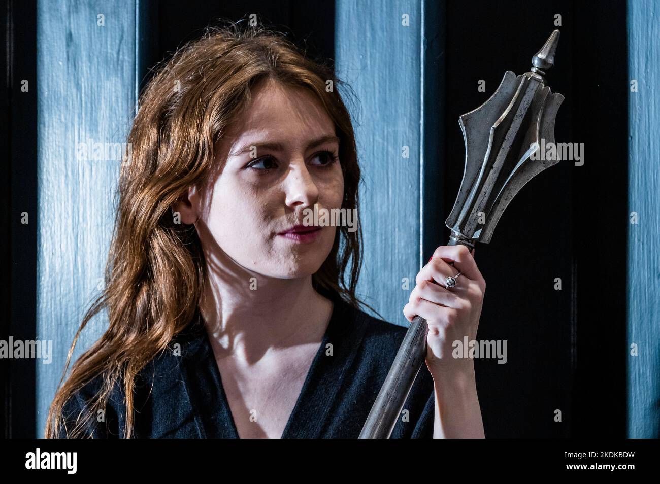 London, UK. 7th Nov, 2022. A German Mace, 16th Century, est £3,000 ...