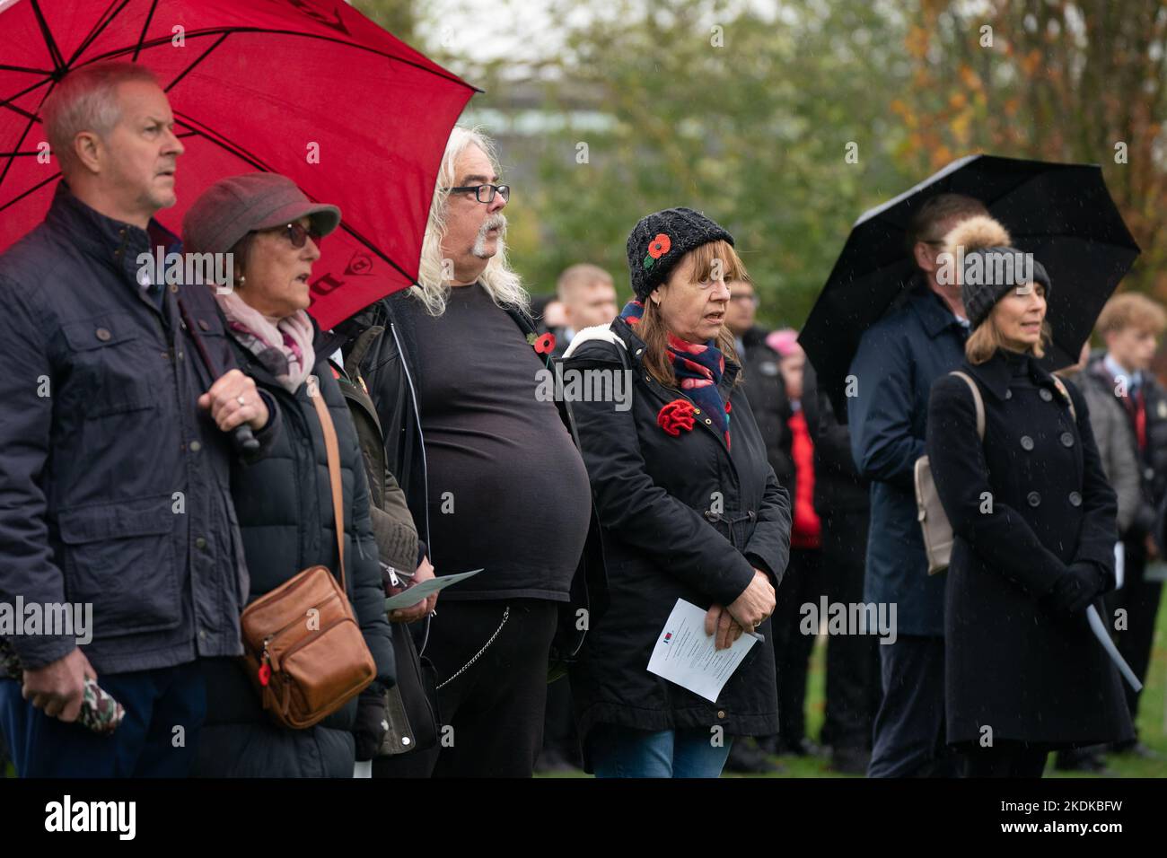 Guests attend the official opening of the 2022 Royal British Legion ...