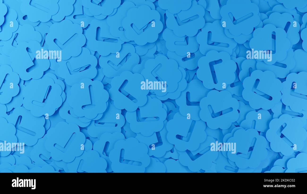 Blue check marks hi-res stock photography and images - Alamy
