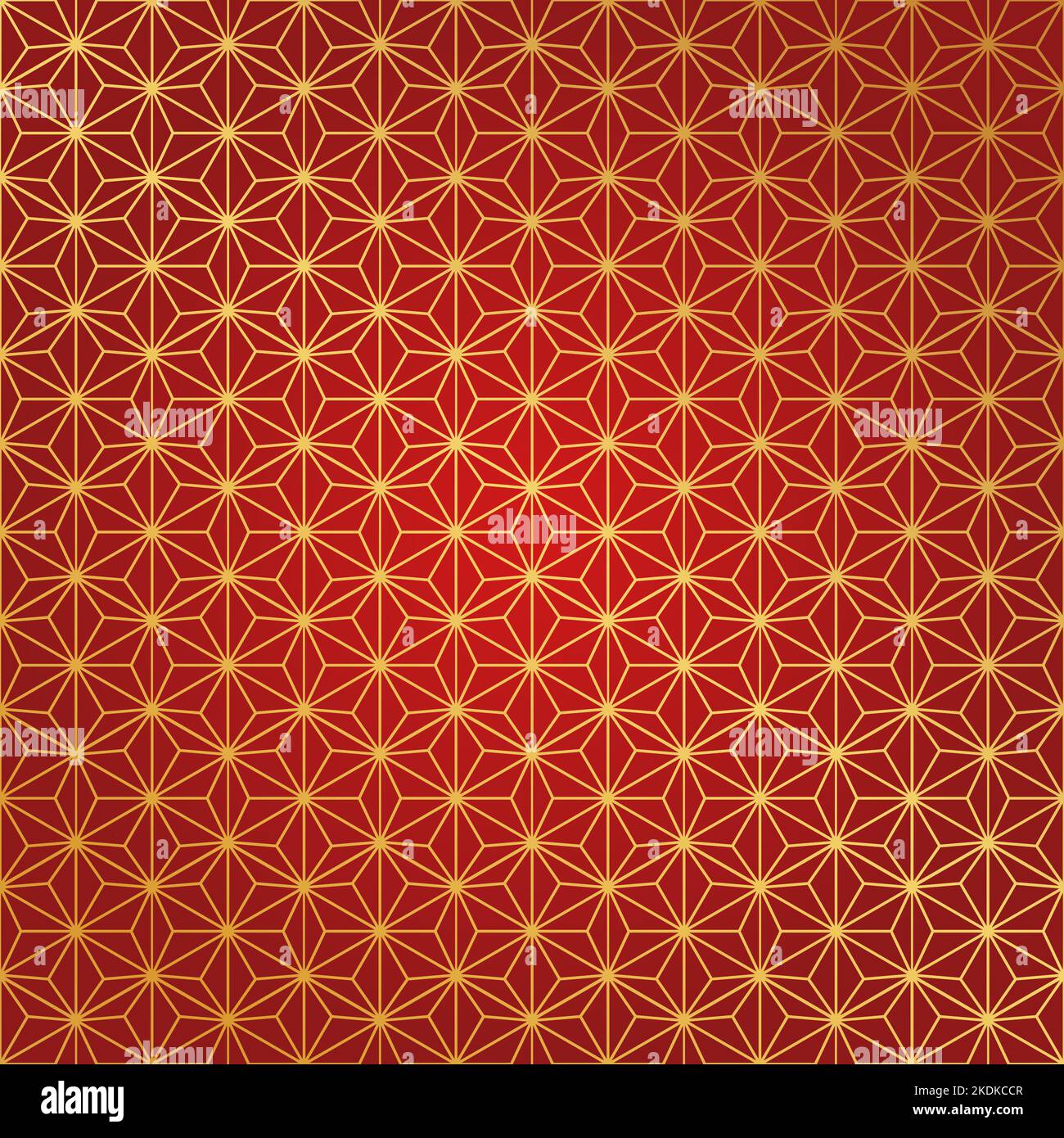 Traditional chinese seamless pattern set. Red golden asian luxury ...