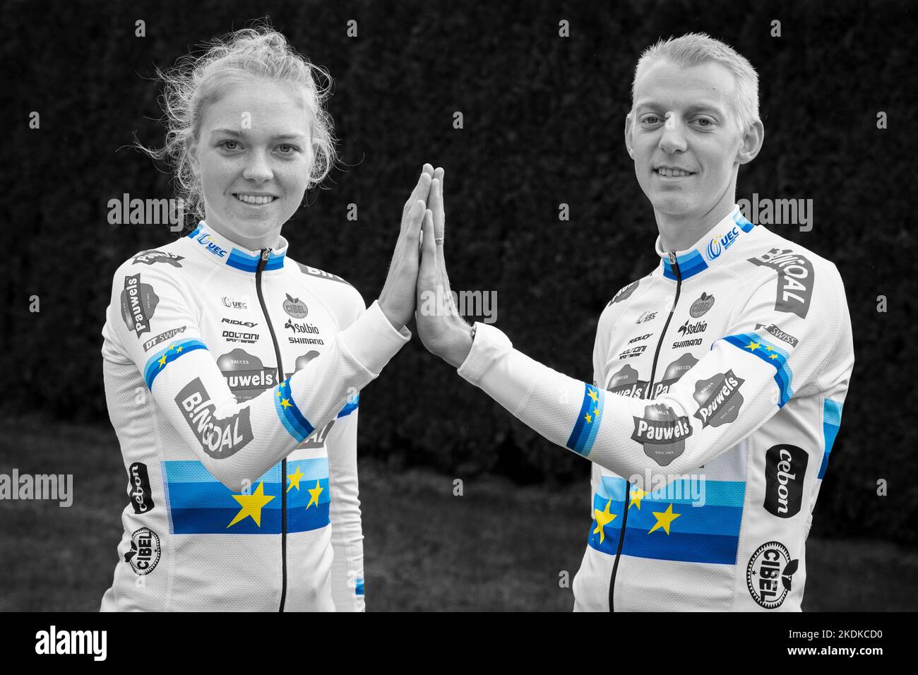 New European Champion Dutch Fem Van Empel and New European Champion ...