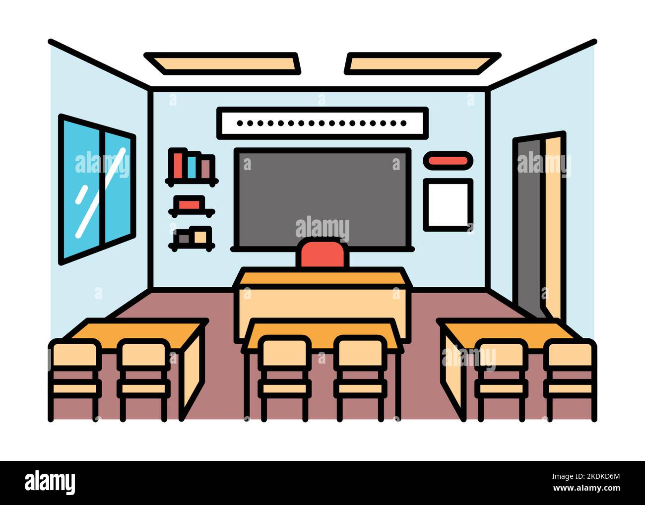 Children drawing classroom Cut Out Stock Images & Pictures - Alamy