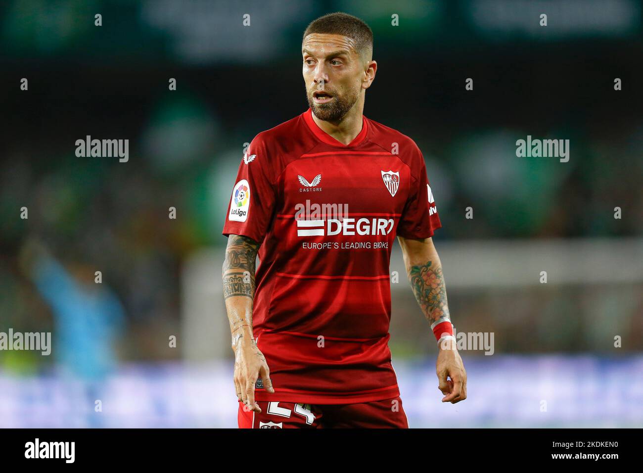 Alejandro Dario Papu Gomez of Sevilla FC during the La Liga match between Real Betis and Sevilla ...
