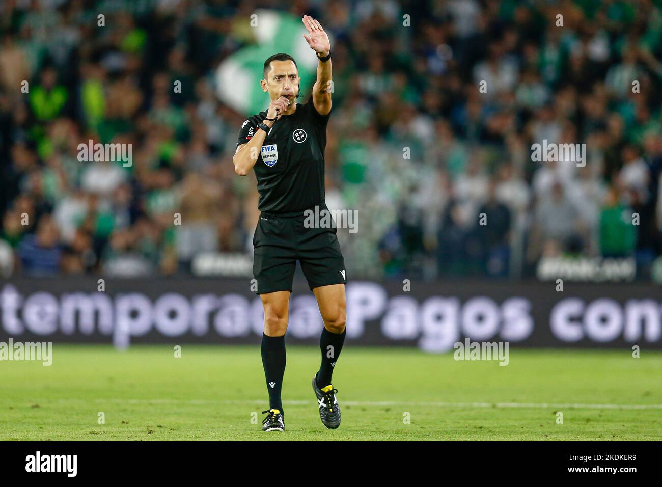 The referee jose maria sanchez martinez during the La Liga match ...