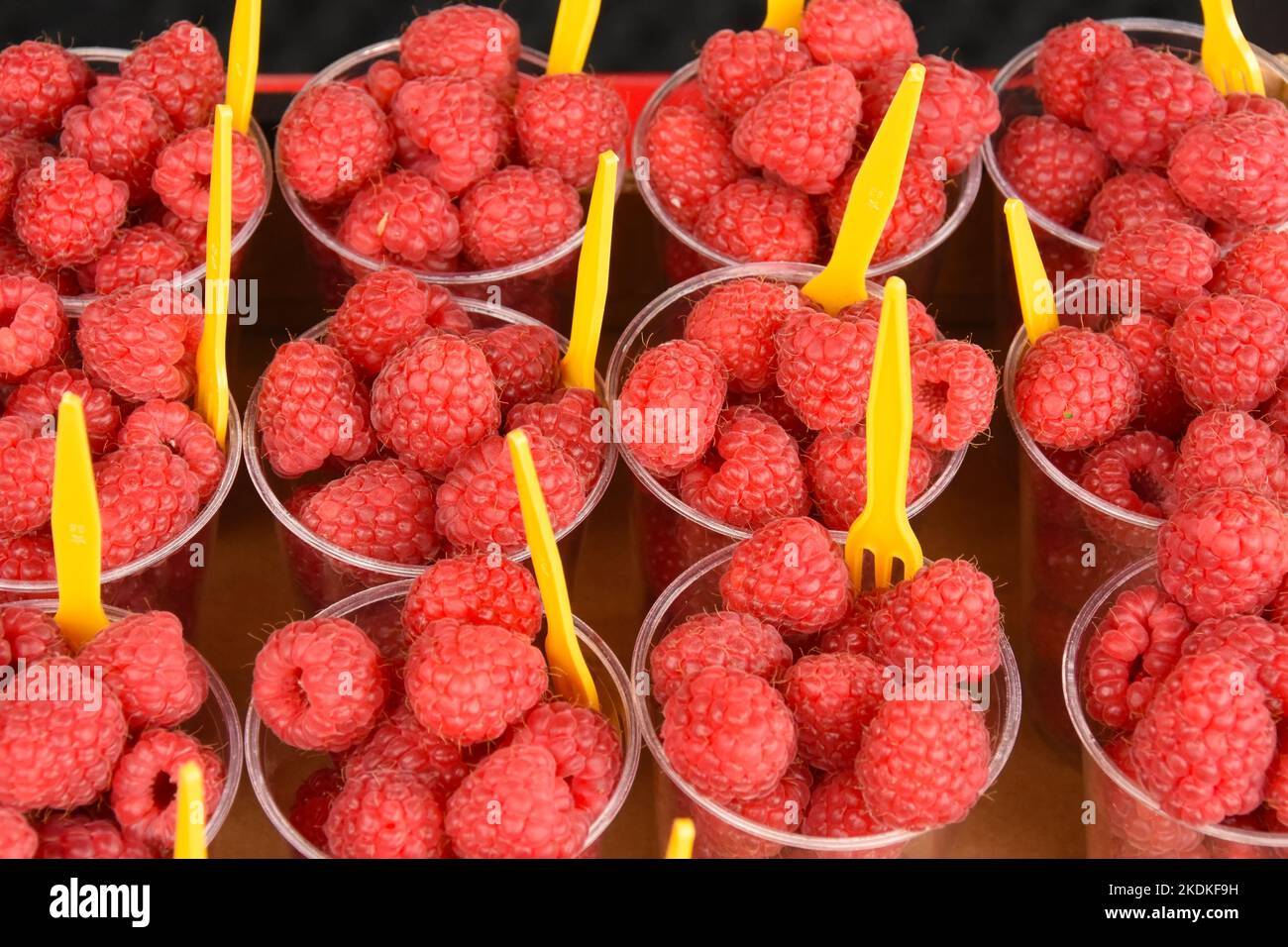 Raspberry dessert on sale Stock Photo - Alamy