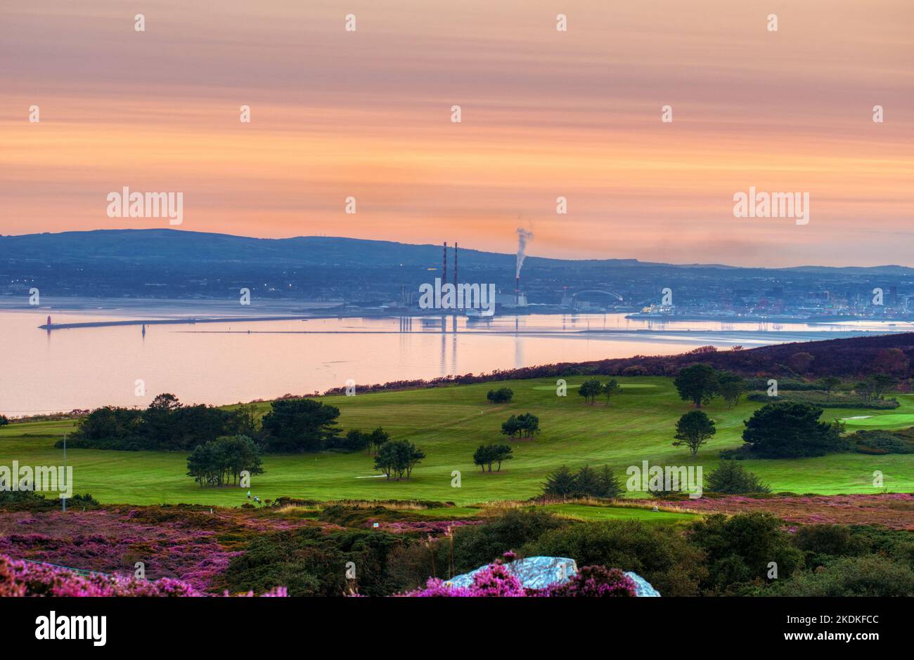Dusk at the Ben of Howth Stock Photo - Alamy