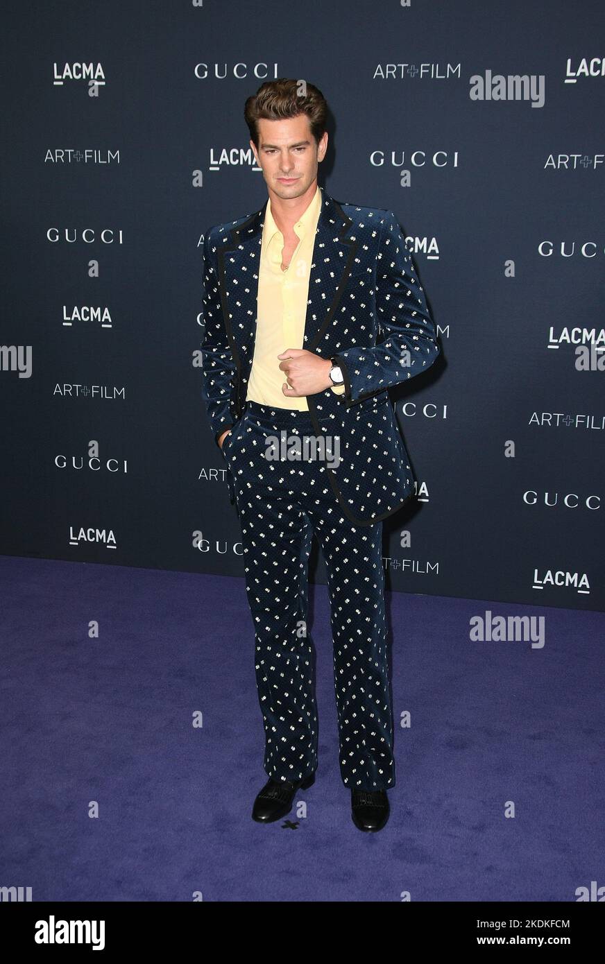 Andrew Garfield attends the 2022 LACMA ART FILM GALA Presented By Gucci ...
