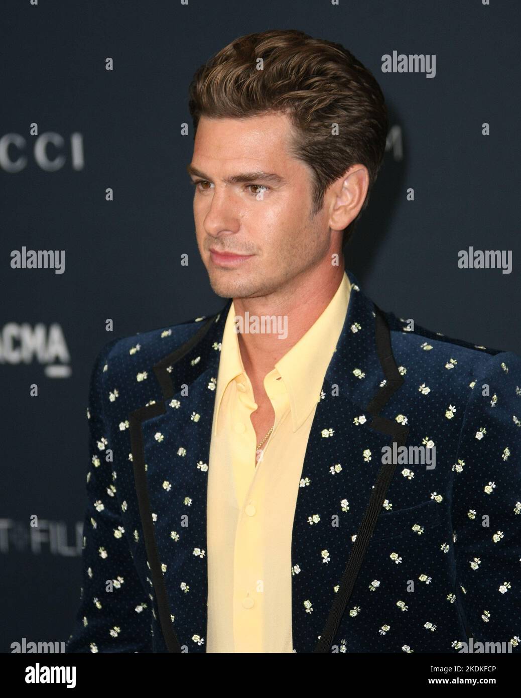 Andrew Garfield attends the 2022 LACMA ART FILM GALA Presented By Gucci ...