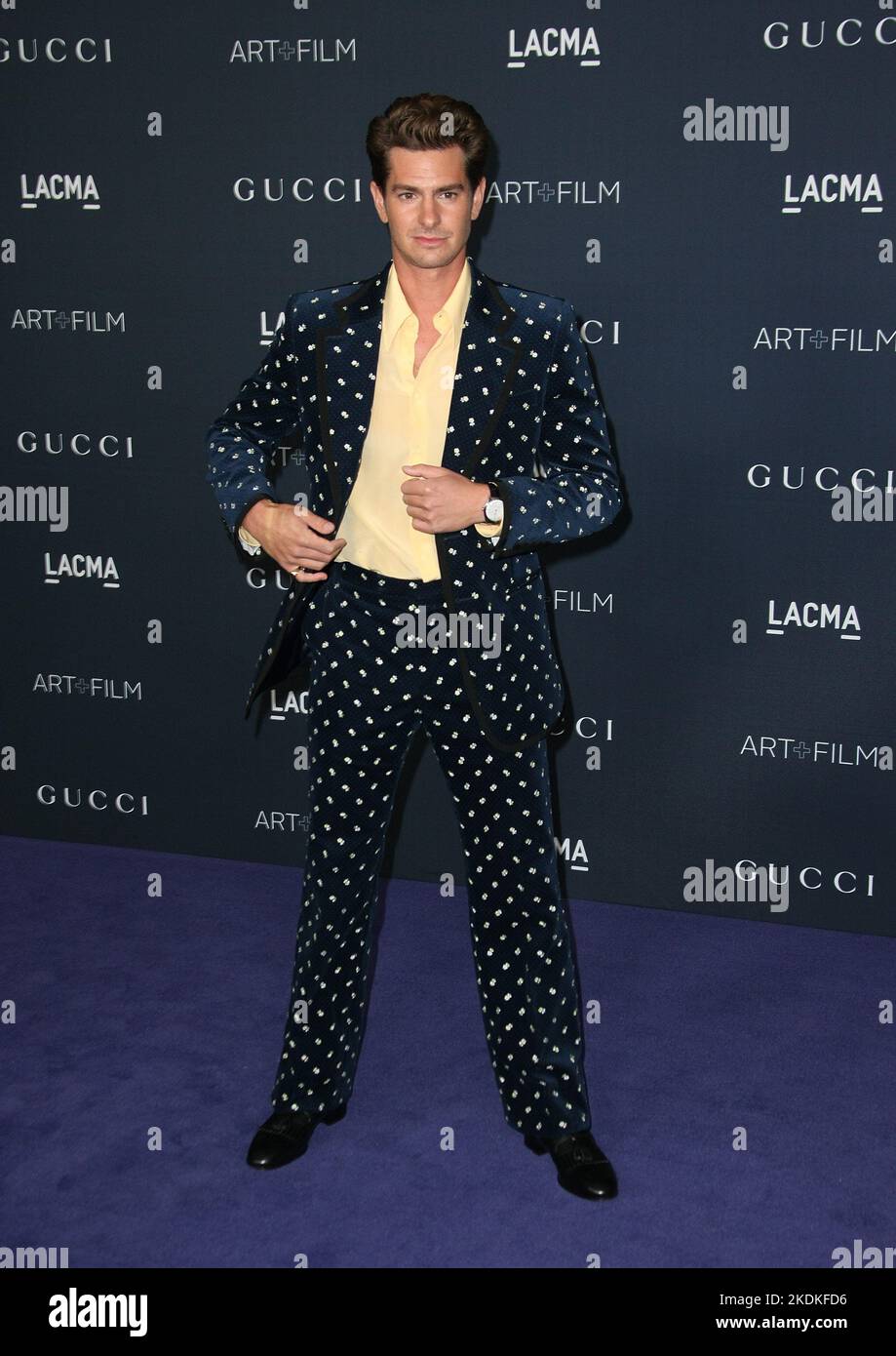 Andrew Garfield attends the 2022 LACMA ART FILM GALA Presented By Gucci ...