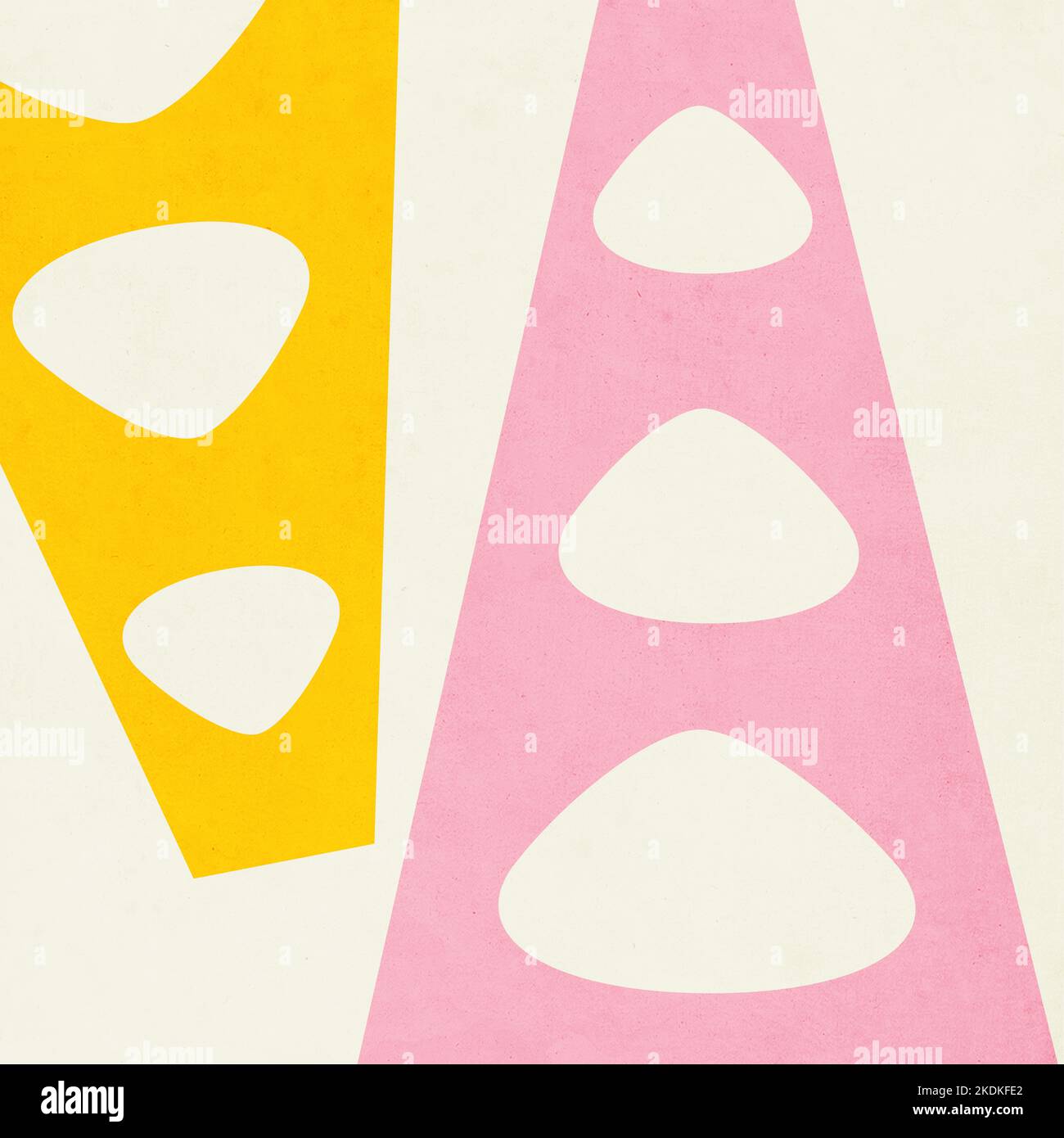 Colorful pattern in the 60s, 70s surface design, fabrics, paper ...