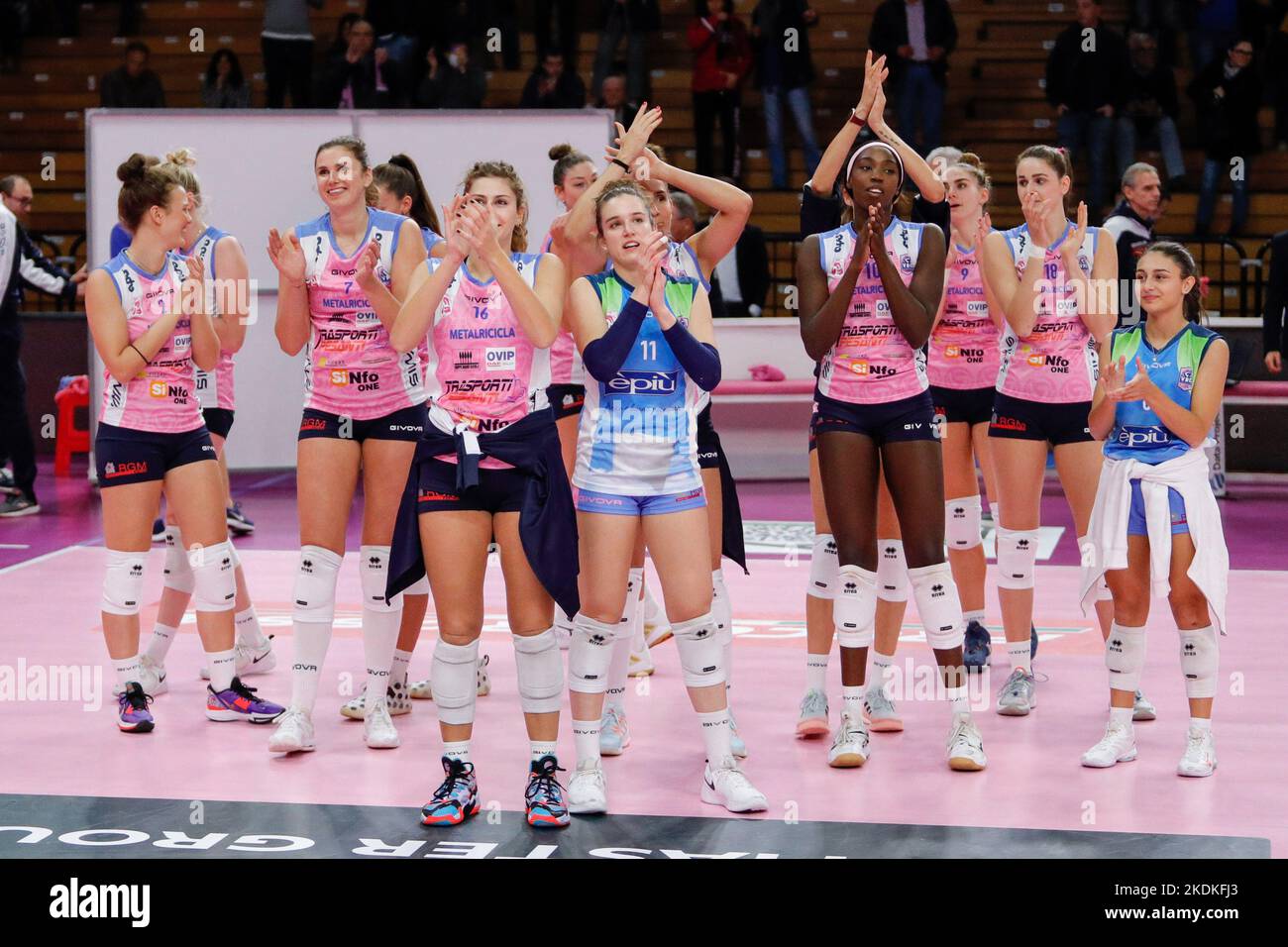 Pala Radi, Casalmaggiore (CR), Italy, November 06, 2022, Casalmaggiore ...