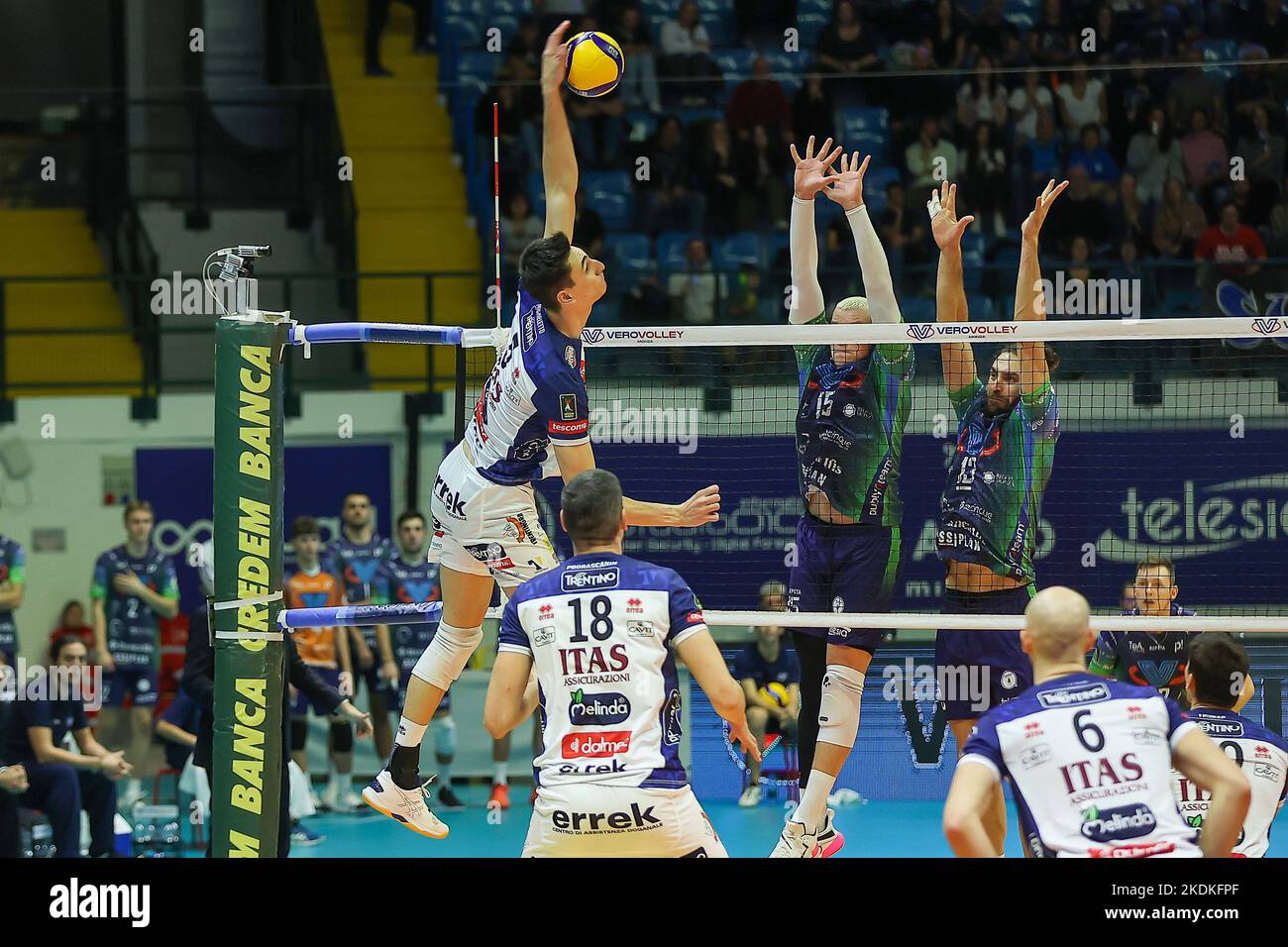 Arena di Monza, Monza, Italy, November 06, 2022, Spike of ALESSANDRO ...
