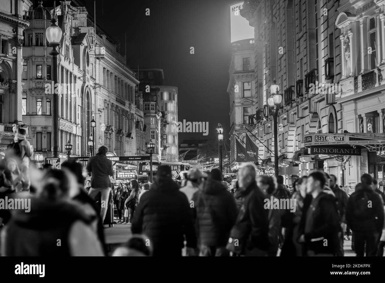 London West End at Night Stock Photo - Alamy