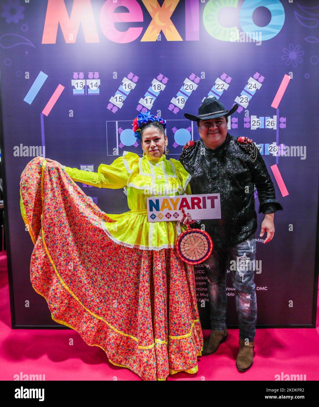 London UK 07 Nov 2022 Mexico stand at the world travel market event ...