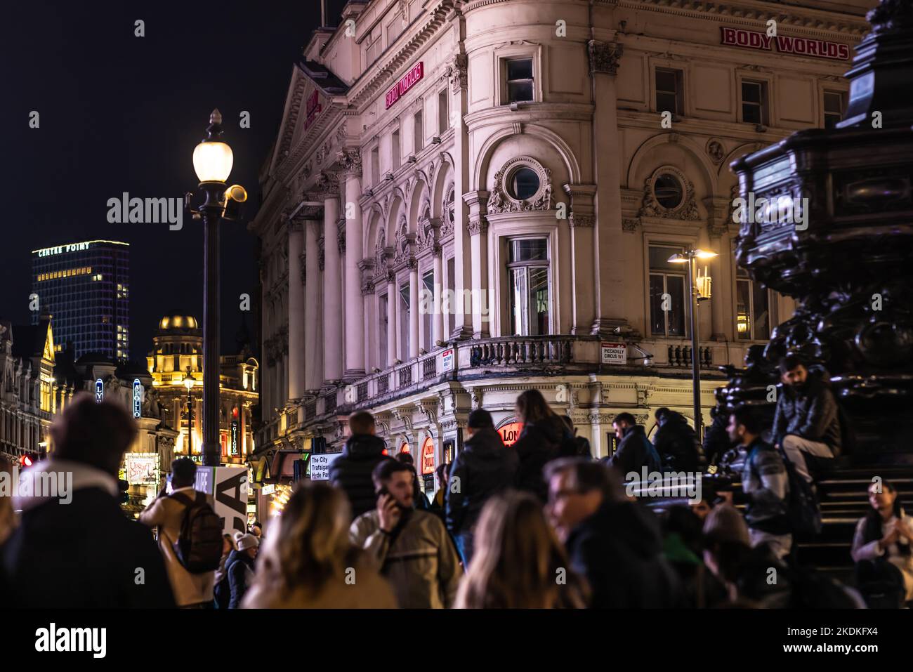London West End at Night Stock Photo - Alamy
